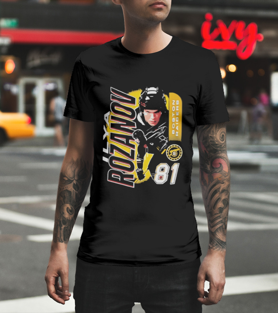 Rozanov Boston Raiders Hockey 81 T-Shirt