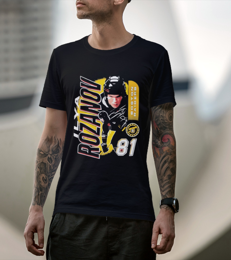 Rozanov Boston Raiders Hockey 81 T-Shirt