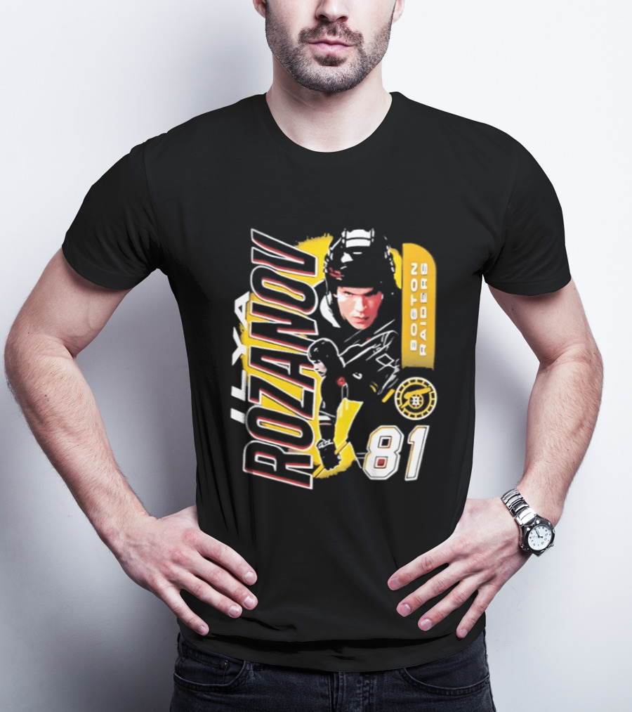 Rozanov Boston Raiders Hockey 81 T-Shirt
