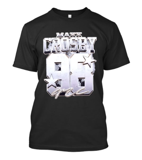 Maxx Crosby 98 Raiders Star Signature T-Shirt