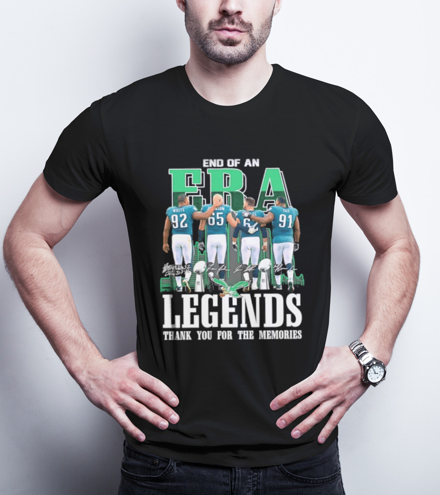 End Of An Era Legends Thank You For The Memories T-Shirt