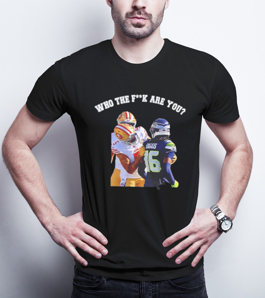 Mike Evans San Francisco 49ers Who The F**k Are You Diggs Meme T-Shirt