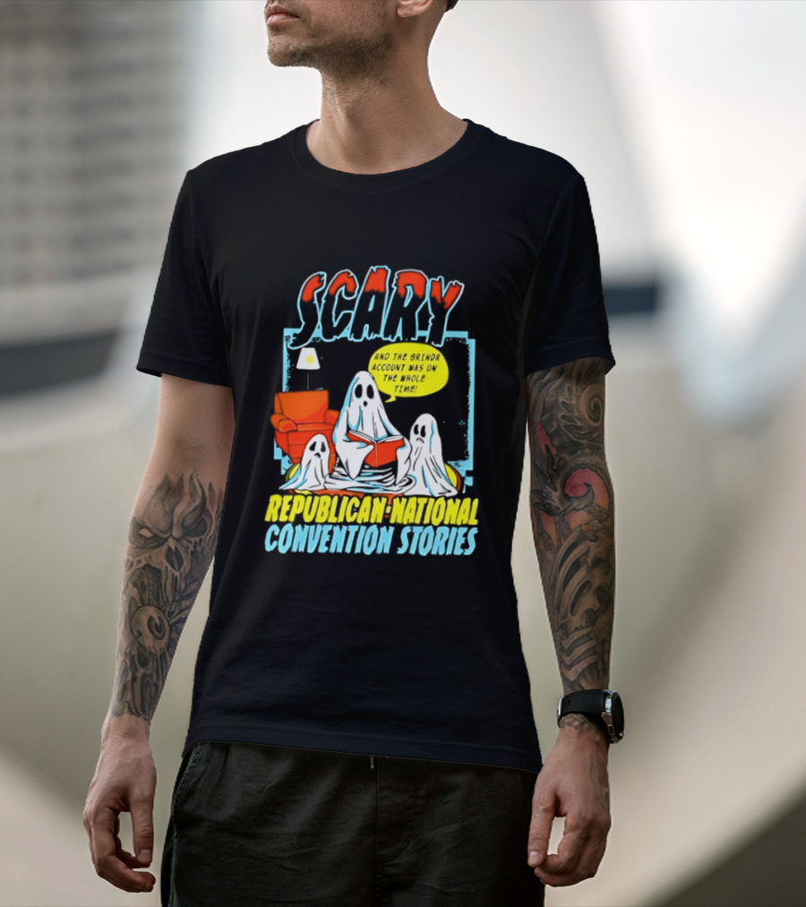 Scary Republican National Convention Stories Ghosts Reading Tales T-Shirt
