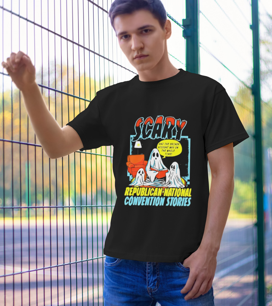 Scary Republican National Convention Stories Ghosts Reading Tales T-Shirt