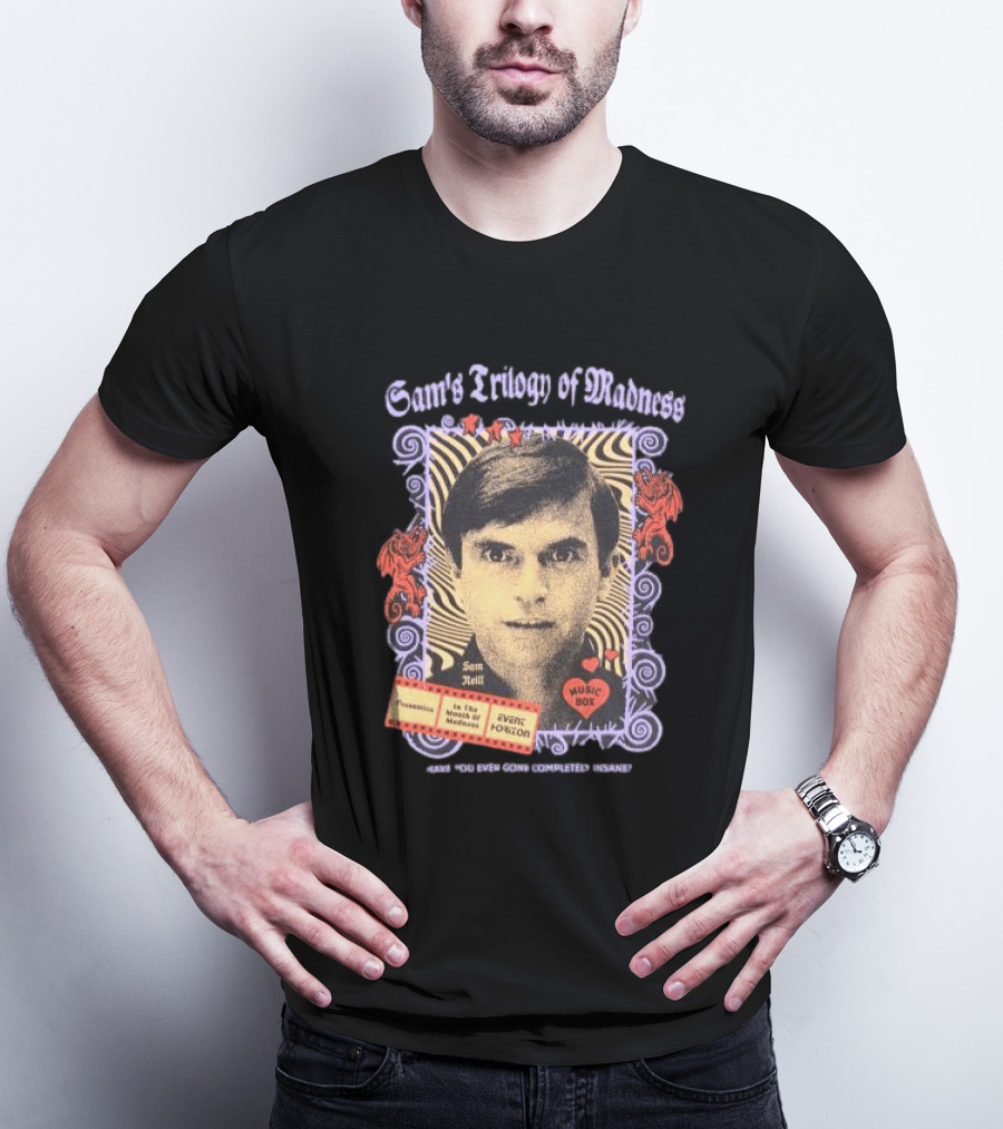 Sam Neill's Trilogy Of Madness Music Box Possession Event Horizon T-Shirt