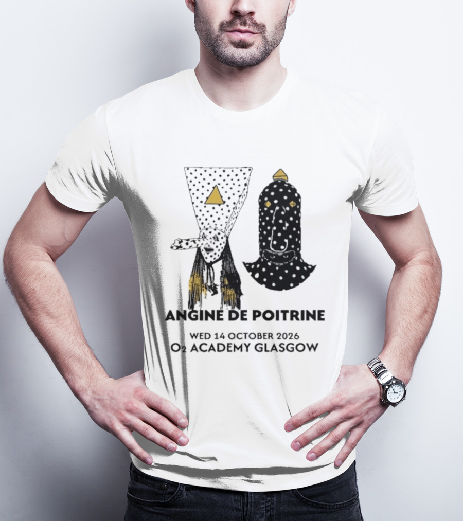 Angine De Poitrine O2 Academy Glasgow October 14 2026 T-Shirt