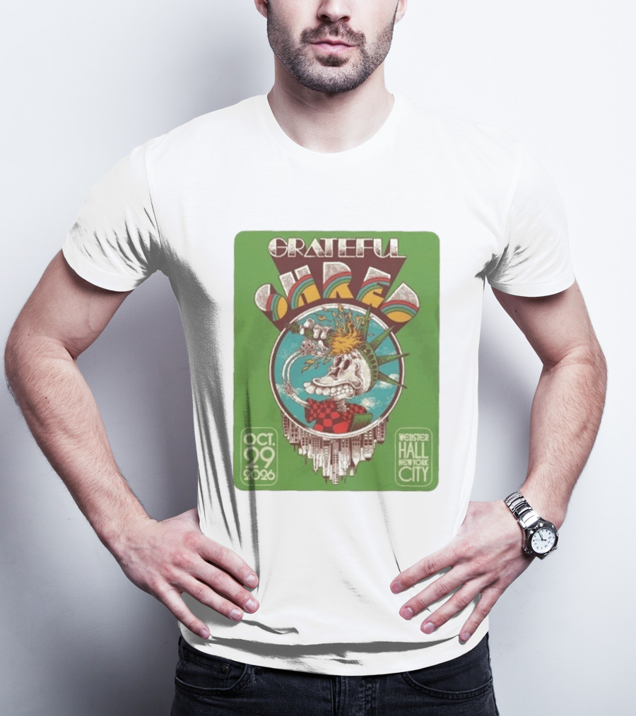 Grateful Shred Webster Hall New York City October 29 2026 Event T-Shirt