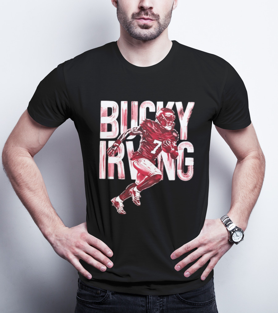 Bucky Irving Tampa Bay Buccaneers Brush Stroke Number 7 T-Shirt