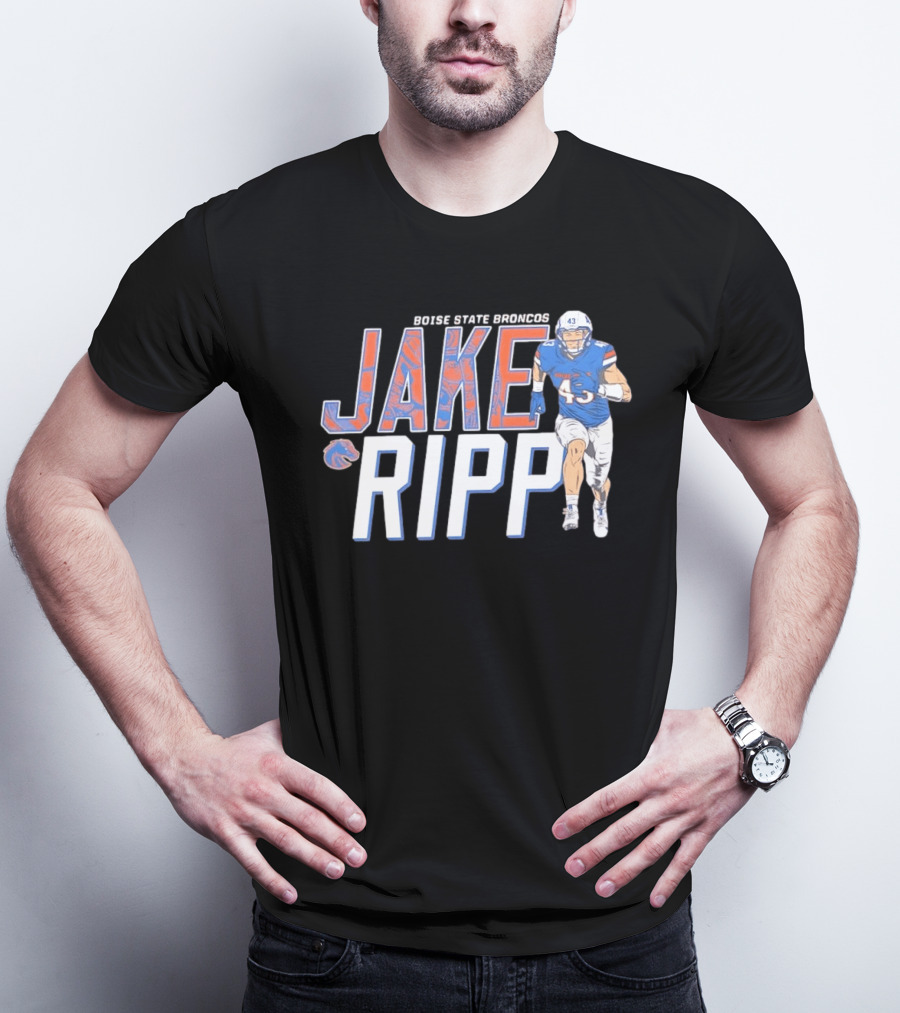 Boise State Broncos Jake Ripp Football 43 T-Shirt