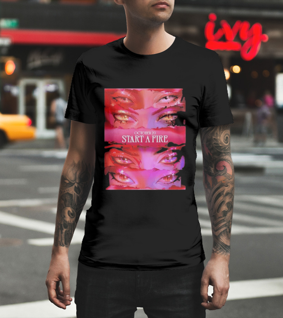 KDA League Of Legends Start A Fire October 20 2026 T-Shirt