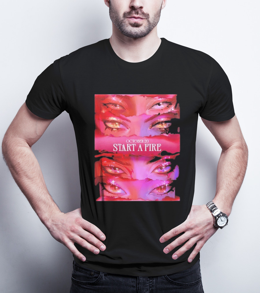 KDA League Of Legends Start A Fire October 20 2026 T-Shirt
