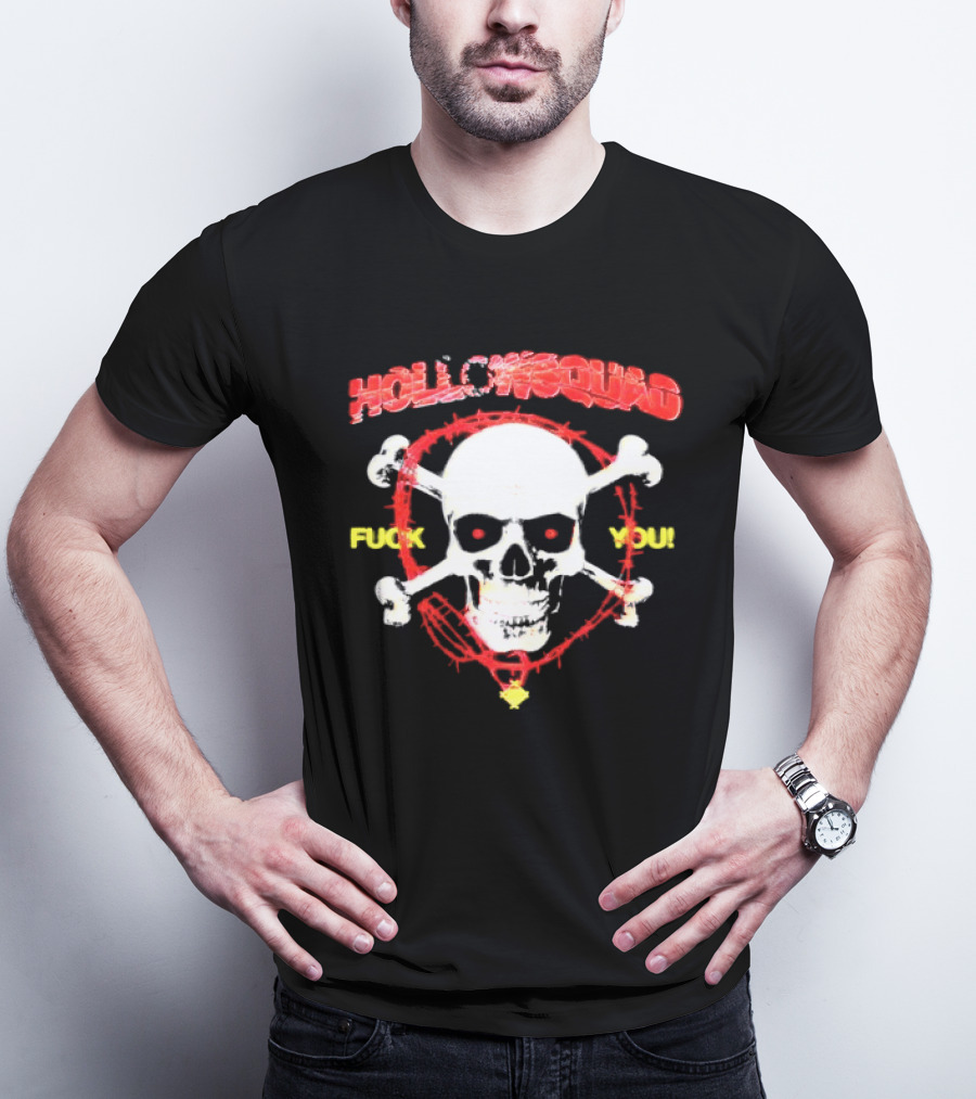 Hollowsquad Skull Crossbones Fuck You T-Shirt