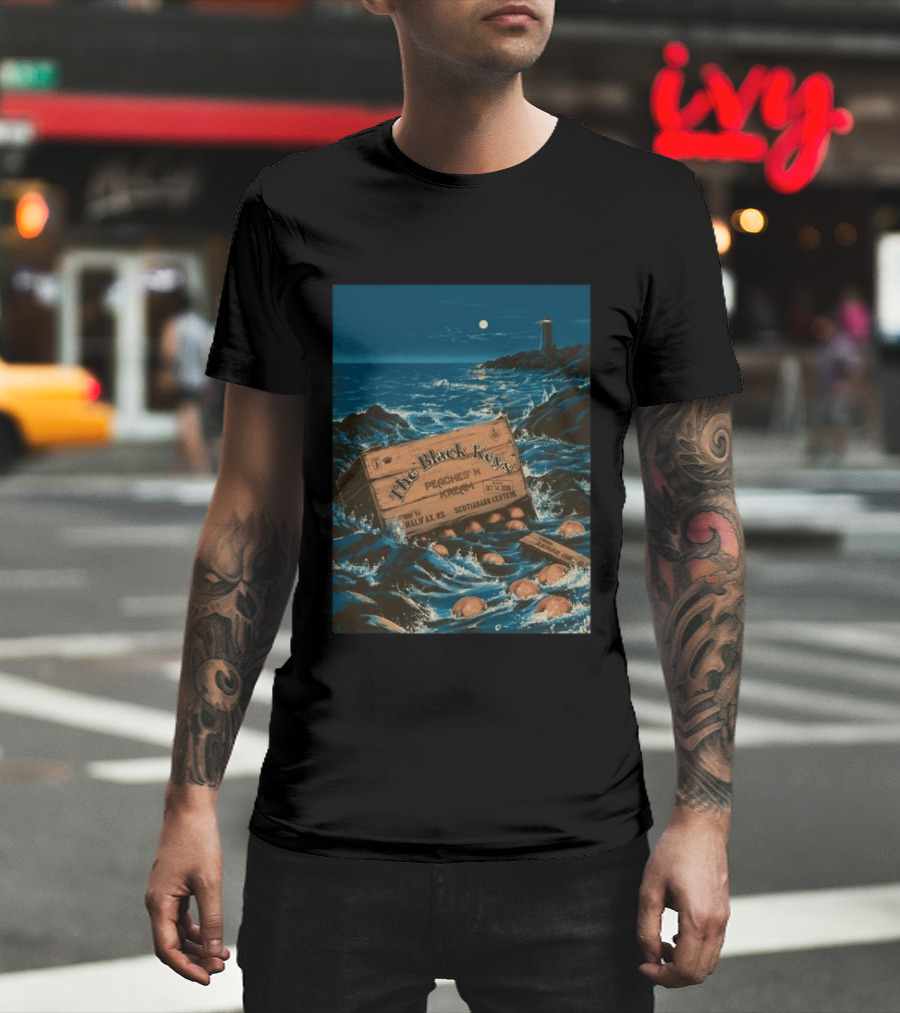 The Black Keys Peaches N Kream 2026 Halifax Concert Oct 14 Scotiabank Centre T-Shirt