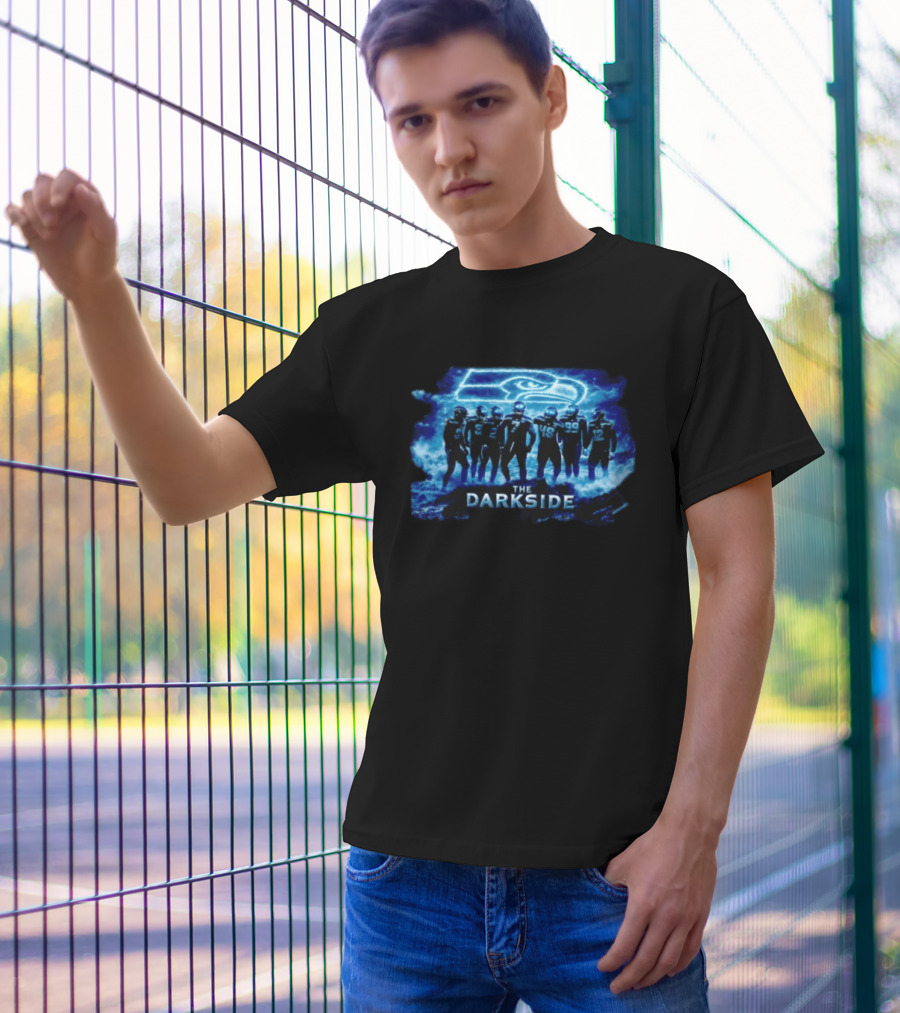 Seattle Seahawks The Darkside NCAA Football Team Fantasy T-Shirt