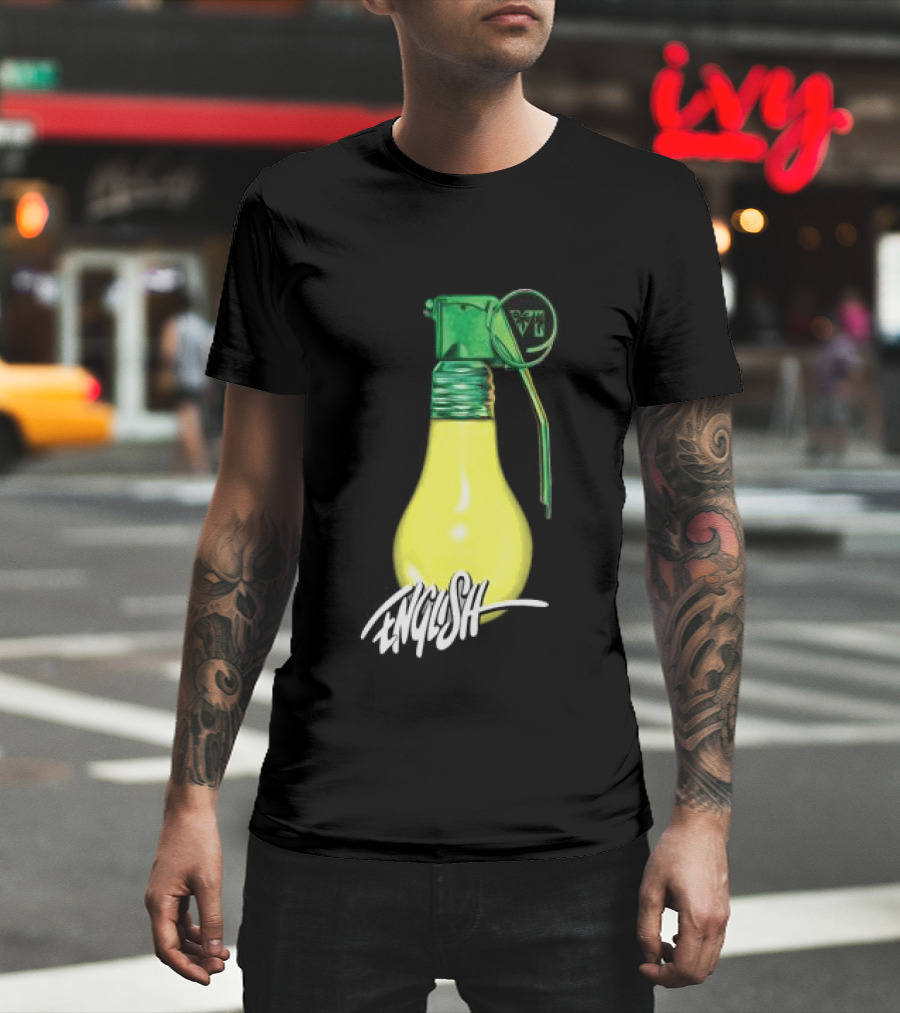 Wynwood Walls Store Ron English Light Bulb Grenade T-Shirt