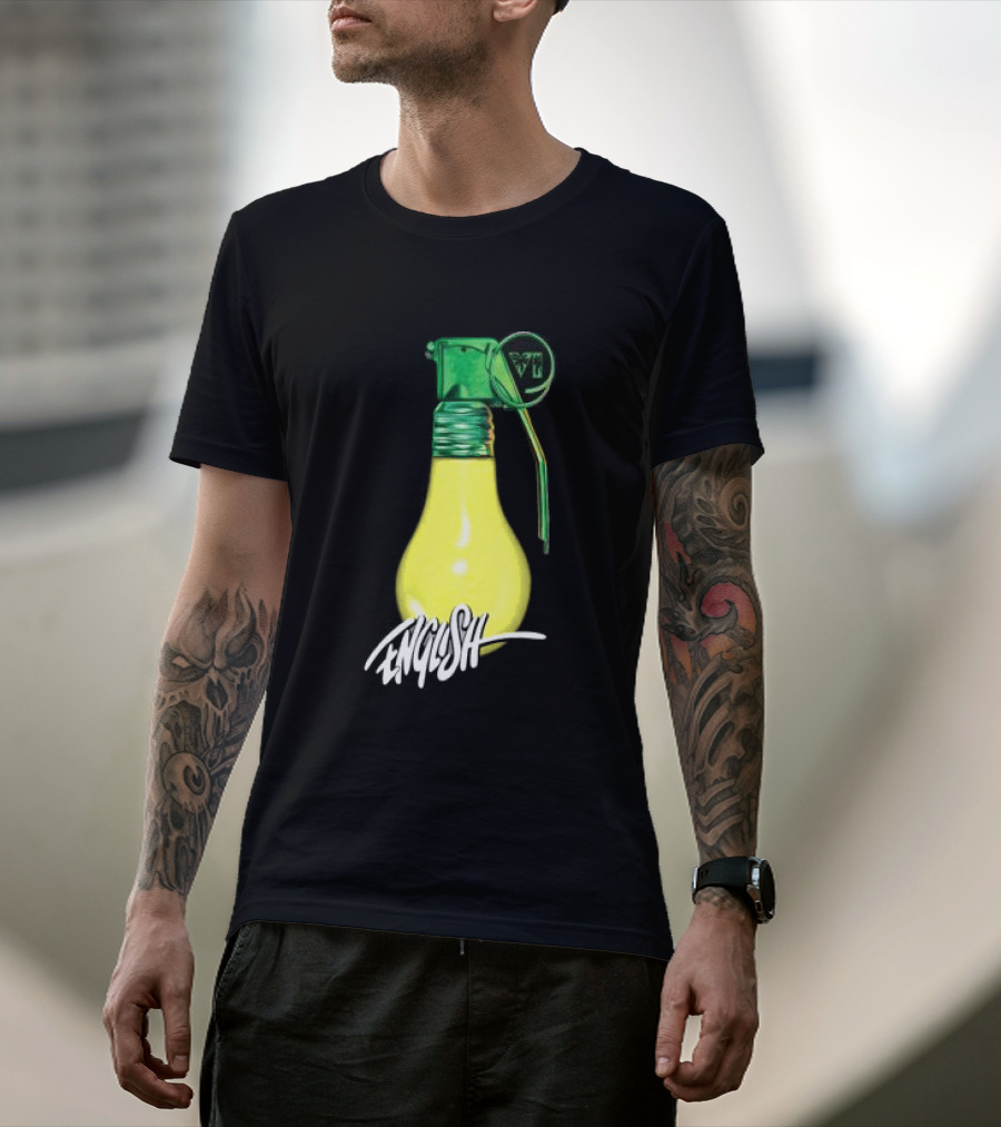Wynwood Walls Store Ron English Light Bulb Grenade T-Shirt