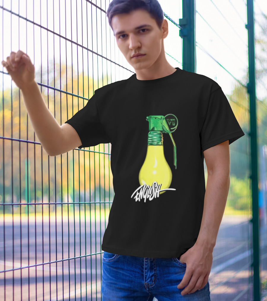 Wynwood Walls Store Ron English Light Bulb Grenade T-Shirt