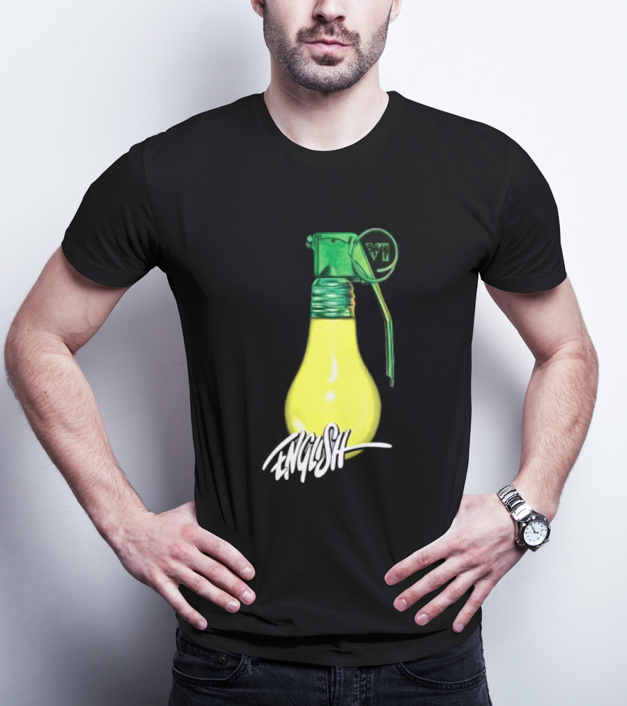 Wynwood Walls Store Ron English Light Bulb Grenade T-Shirt