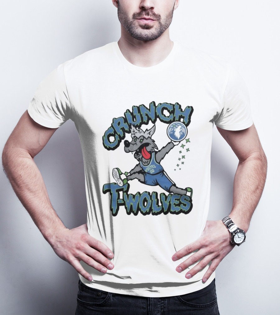 Crunch Wolves Wolves 00 Basketball T-Shirt