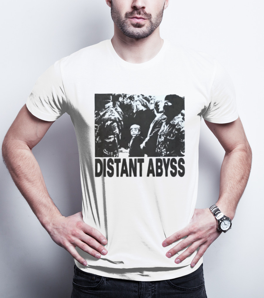 Distant Abyss Protest Conflict Military Scene T-Shirt