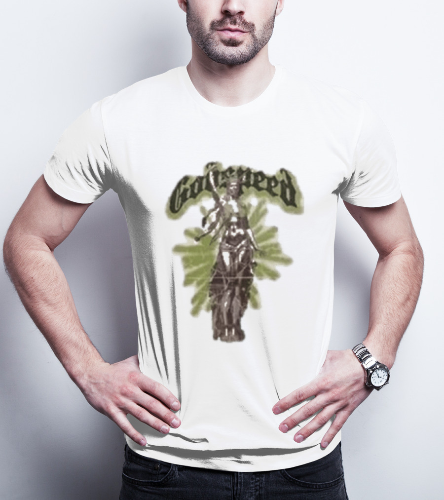 Godspeed Slizzy Vvs Statue T-Shirt