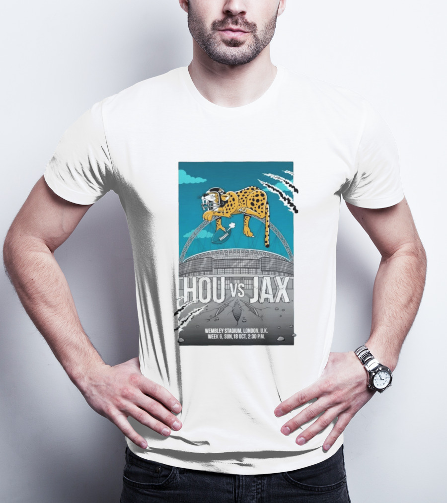 HOU Vs JAX Wembley Stadium London Week 6 Sun 18 Oct 2:30 PM T-Shirt