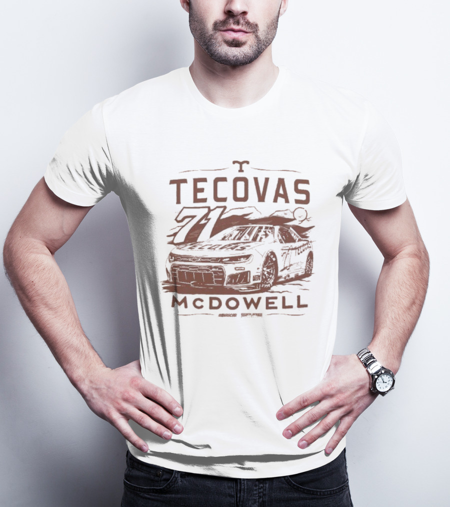 Michael McDowell Tecovas Racing Car #71 T-Shirt