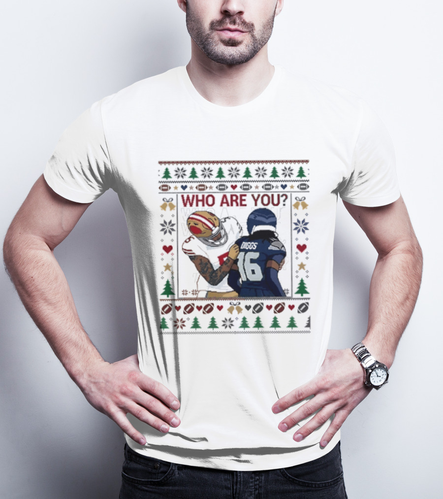 Mike Evans Who Are You Ugly Christmas Sweater Football T-Shirt