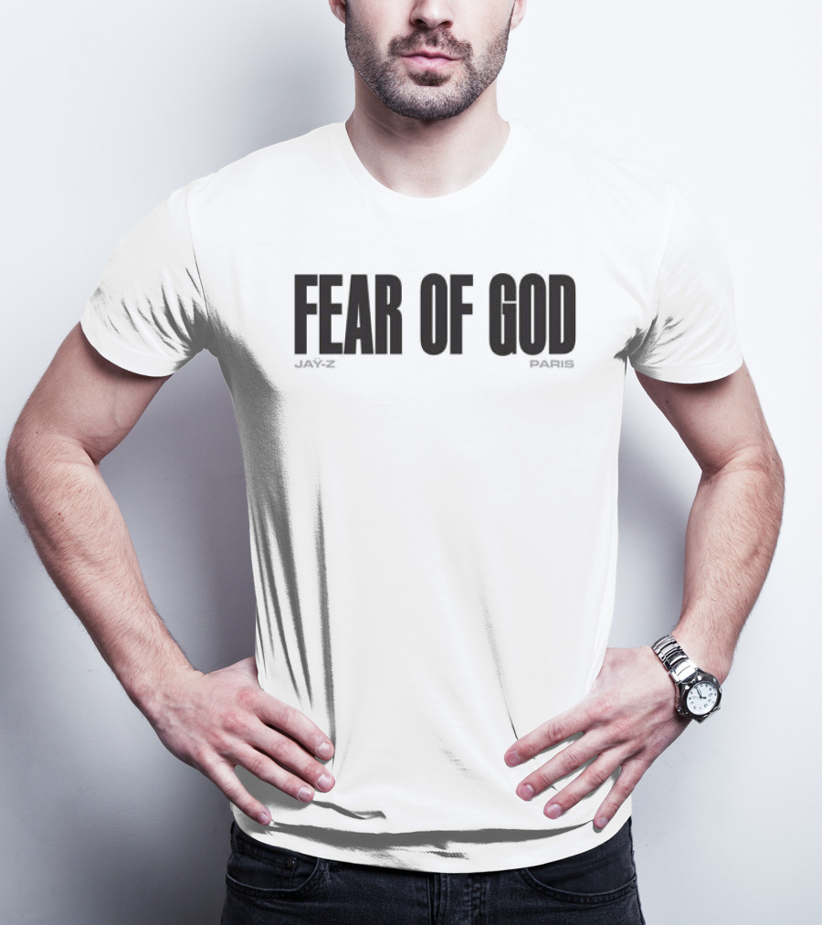 Fear Of God Jay Z Paris Roc Nation Store Pocketless T-Shirt