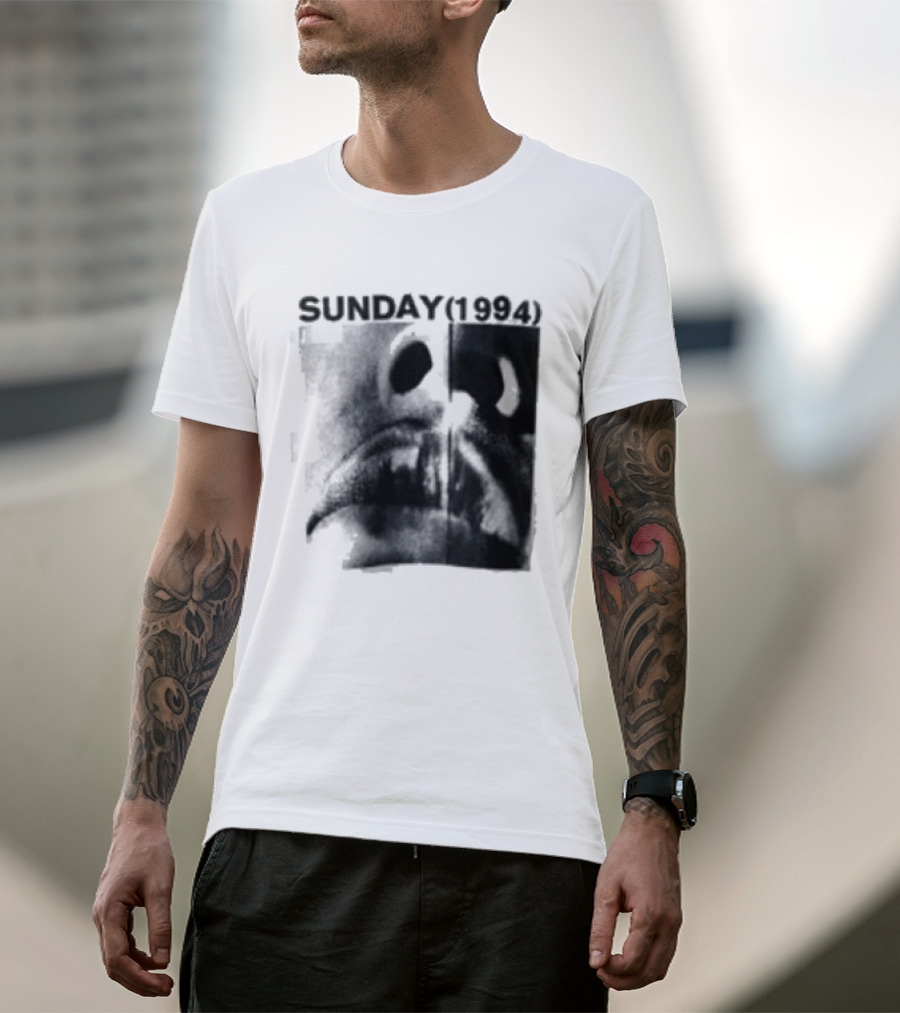 Sunday 1994 The Debut Tour Vintage Nostalgia Black And White Face T-Shirt