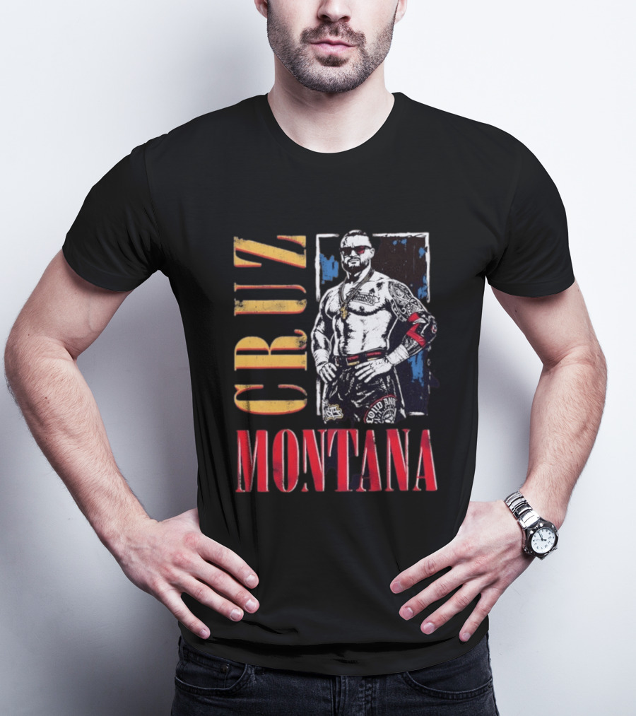 Cruz Montana WWE NXT Wrestling Solid T-Shirt