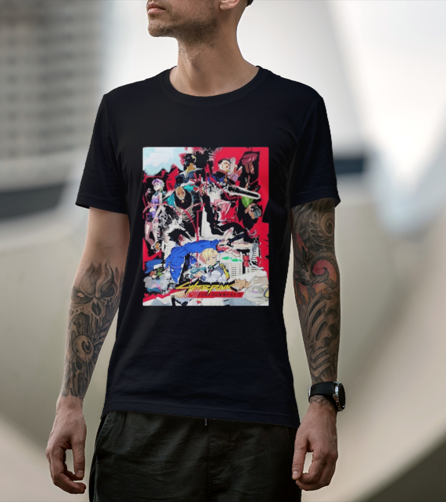 Cyberpunk Edgerunners 2 Only On Netflix October 20 2026 Anime Characters And Action Scenes T-Shirt