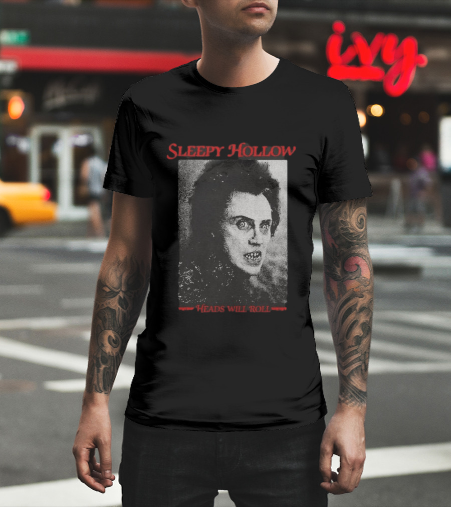 Sleepy Hollow Heads Will Roll Vintage Horror T-Shirt