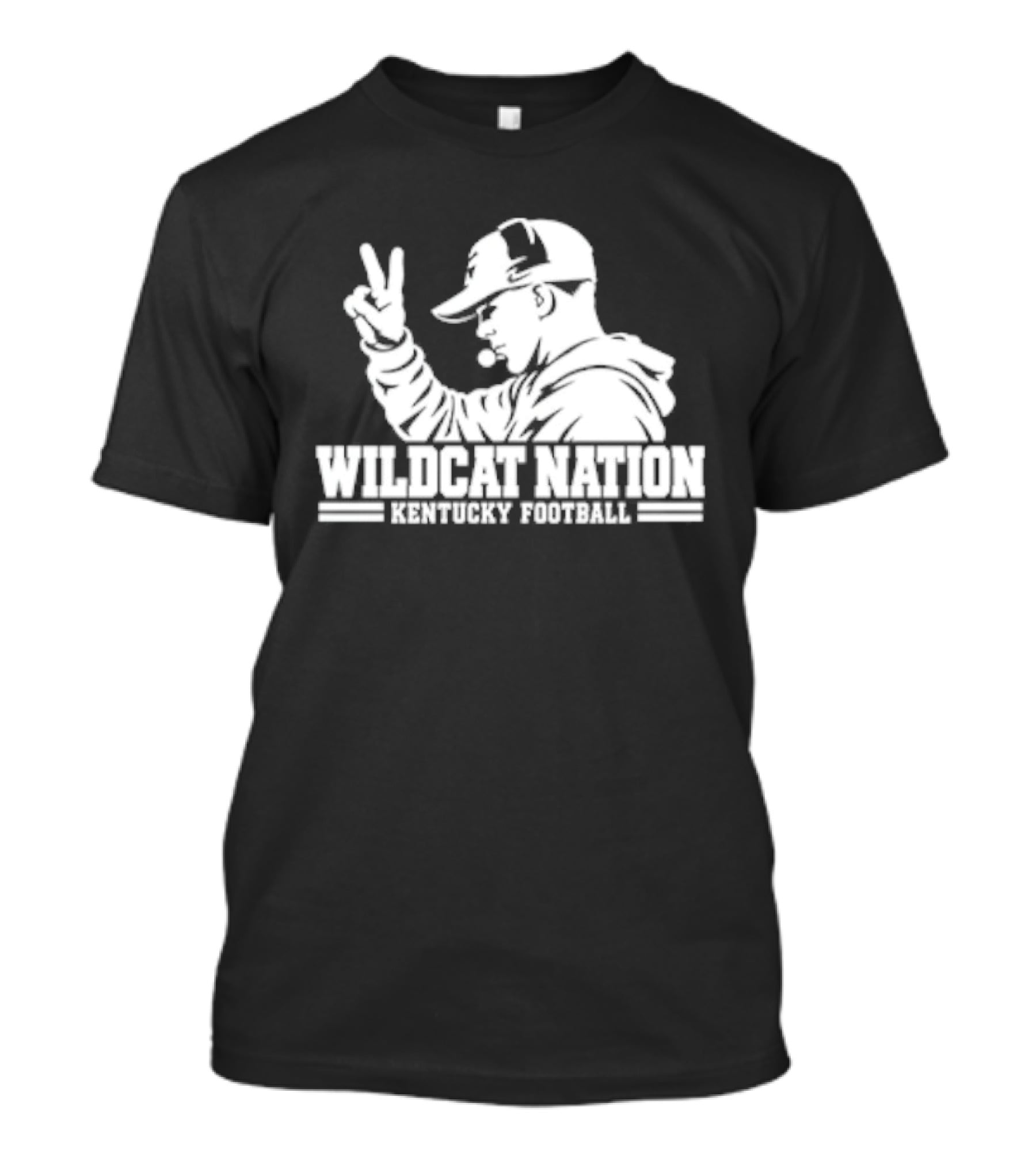 Wildcat Nation Kentucky Football Two Finger Coach T-Shirt
