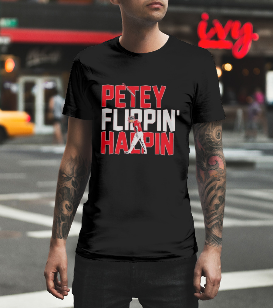 Petey Flippin' Halpin Baseball Cleveland Guardians T-Shirt