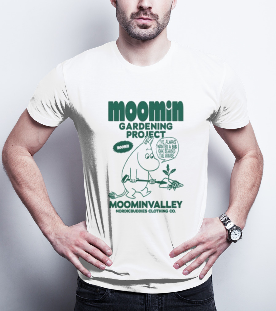 Moomin Gardening Project Moominvalley Backstage Rock T-Shirt