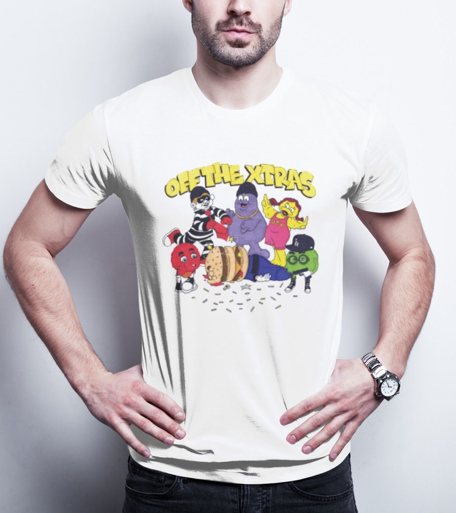 Geezy World Store Trappy Meal Off The Xtras Characters T-Shirt
