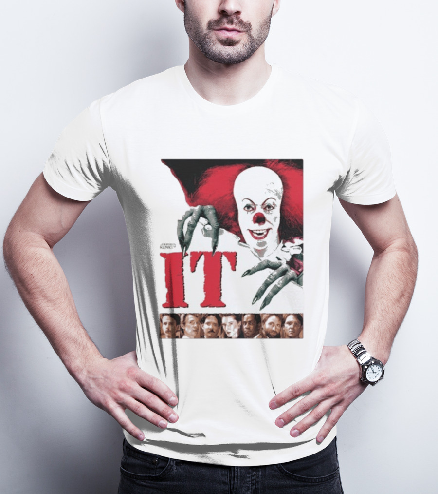IT Eternal Grin Pennywise Creepy Clown Horror Movie T-Shirt