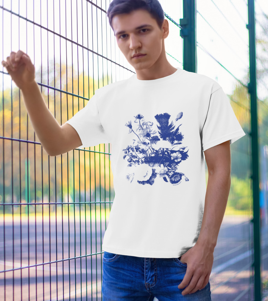 Jessie Ware Superbloom Longsleeve Blue Floral T-Shirt