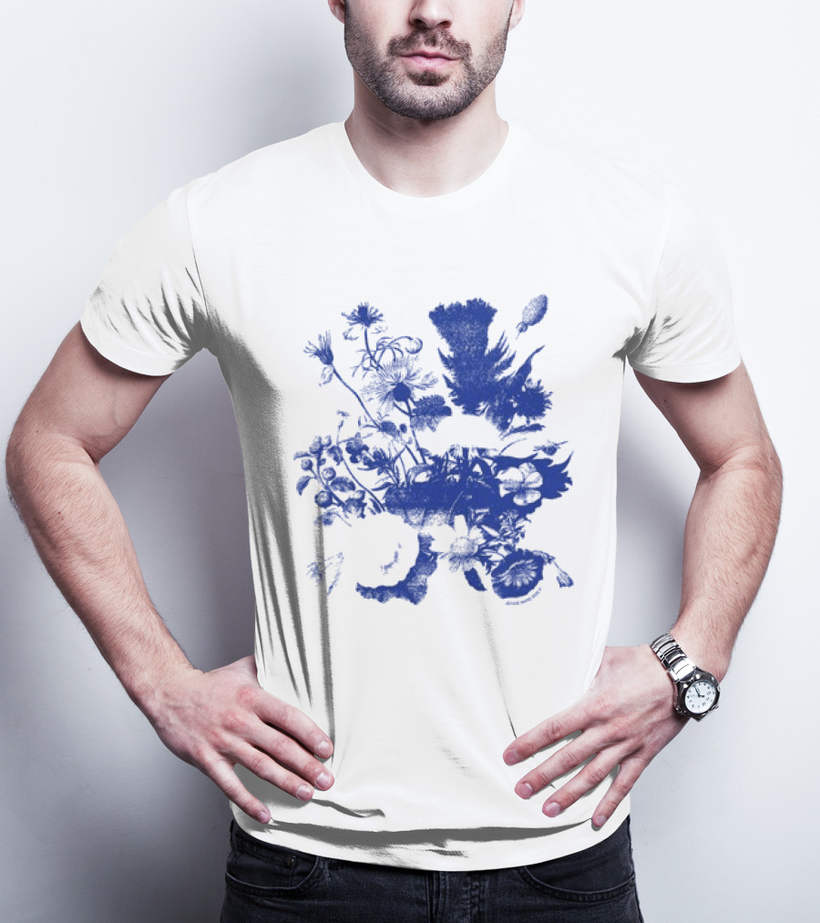 Jessie Ware Superbloom Longsleeve Blue Floral T-Shirt