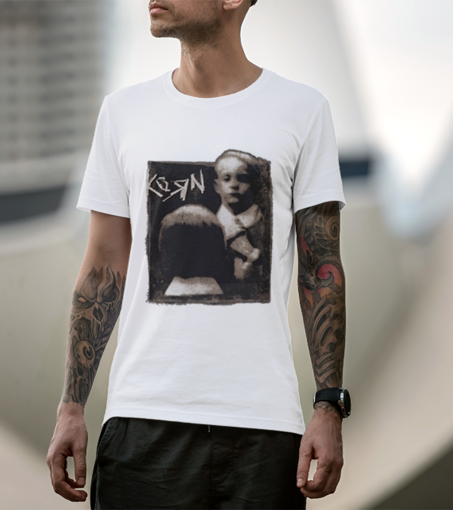 Korn Life Is Peachy 30th Anniversary Mirror Album Cover T-Shirt