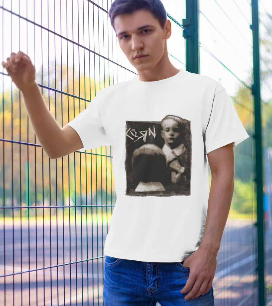 Korn Life Is Peachy 30th Anniversary Mirror Album Cover T-Shirt
