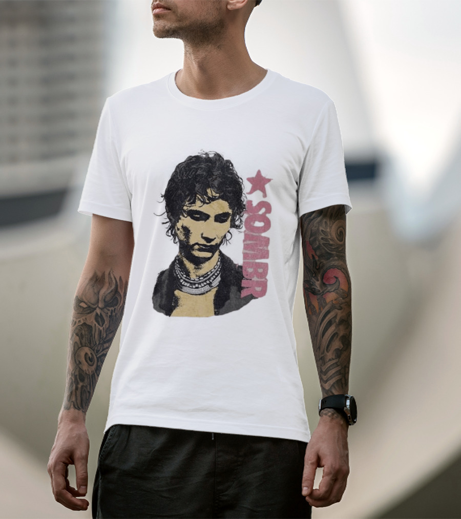 Sombr Store 2026 You Are The Reason Dateback Tour Star T-Shirt