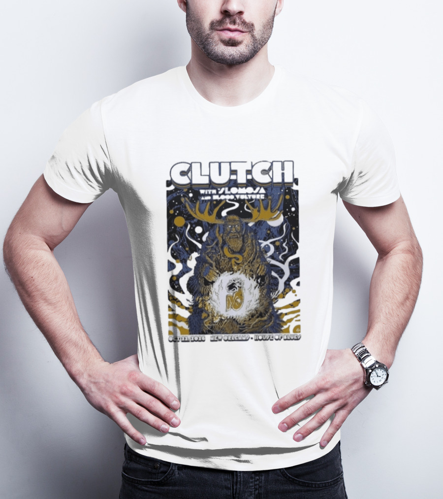Clutch The Lobo Event New Orleans House Of Blues October 2026 T-Shirt