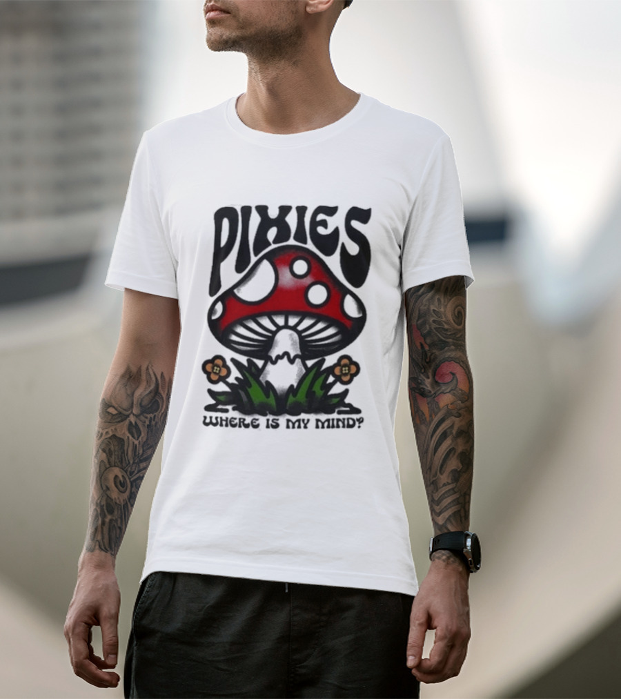 Pixies Where Is My Mind Mushroom T-Shirt