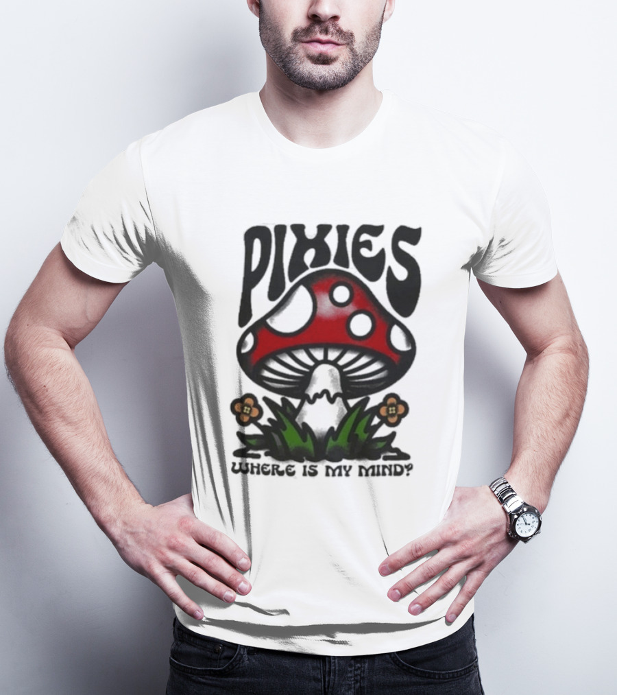 Pixies Where Is My Mind Mushroom T-Shirt