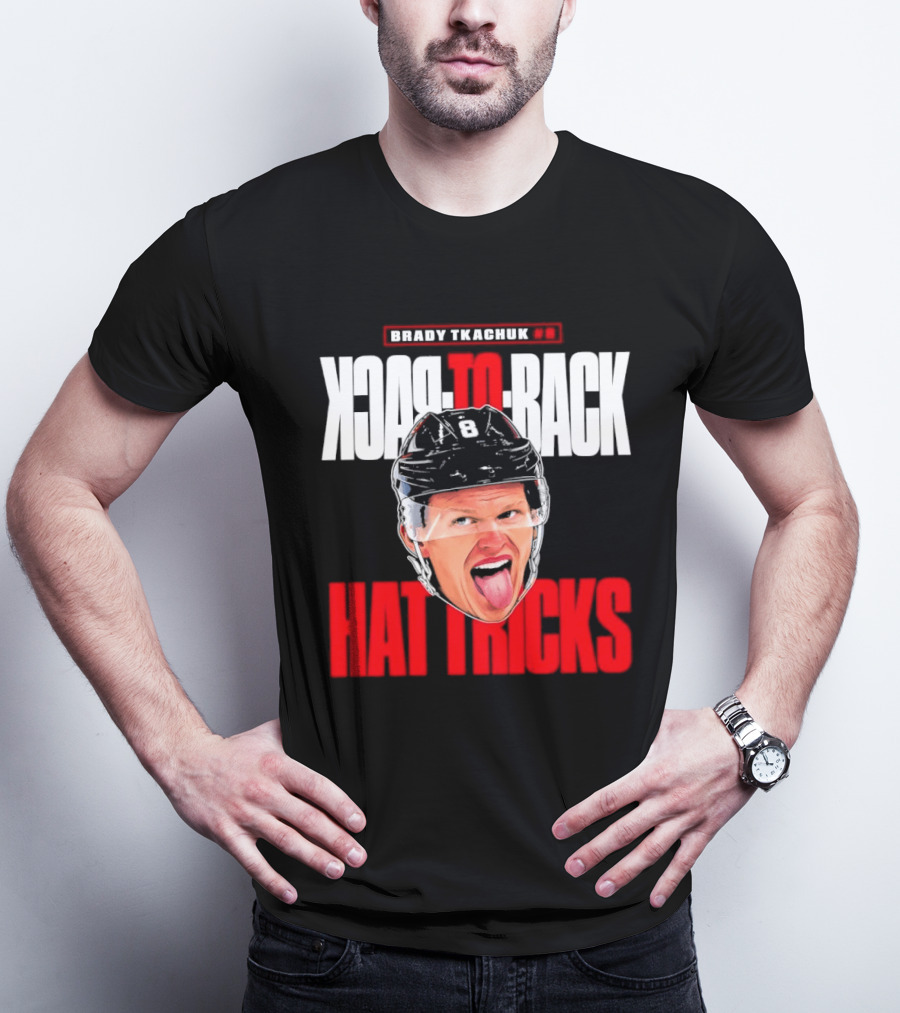 Brady Tkachuk Back To Back Hat Tricks T-Shirt