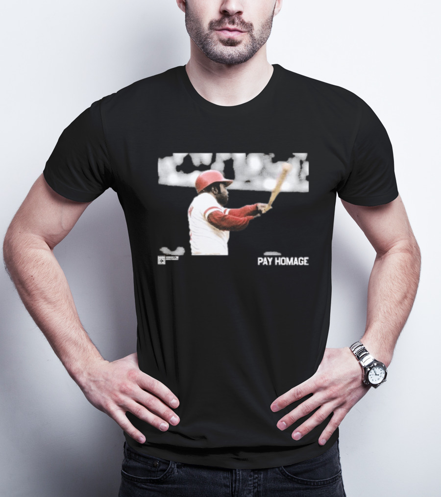 Joe Morgan Baseball Swing Pay Homage T-Shirt