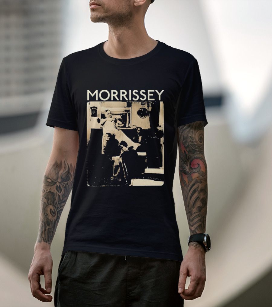 Morrissey Barbershop Scene 2026 Tour T-Shirt