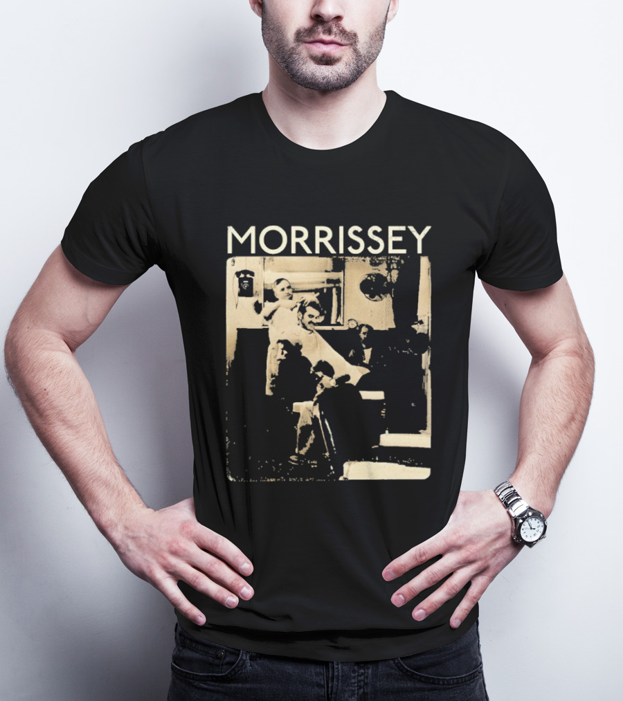 Morrissey Barbershop Scene 2026 Tour T-Shirt